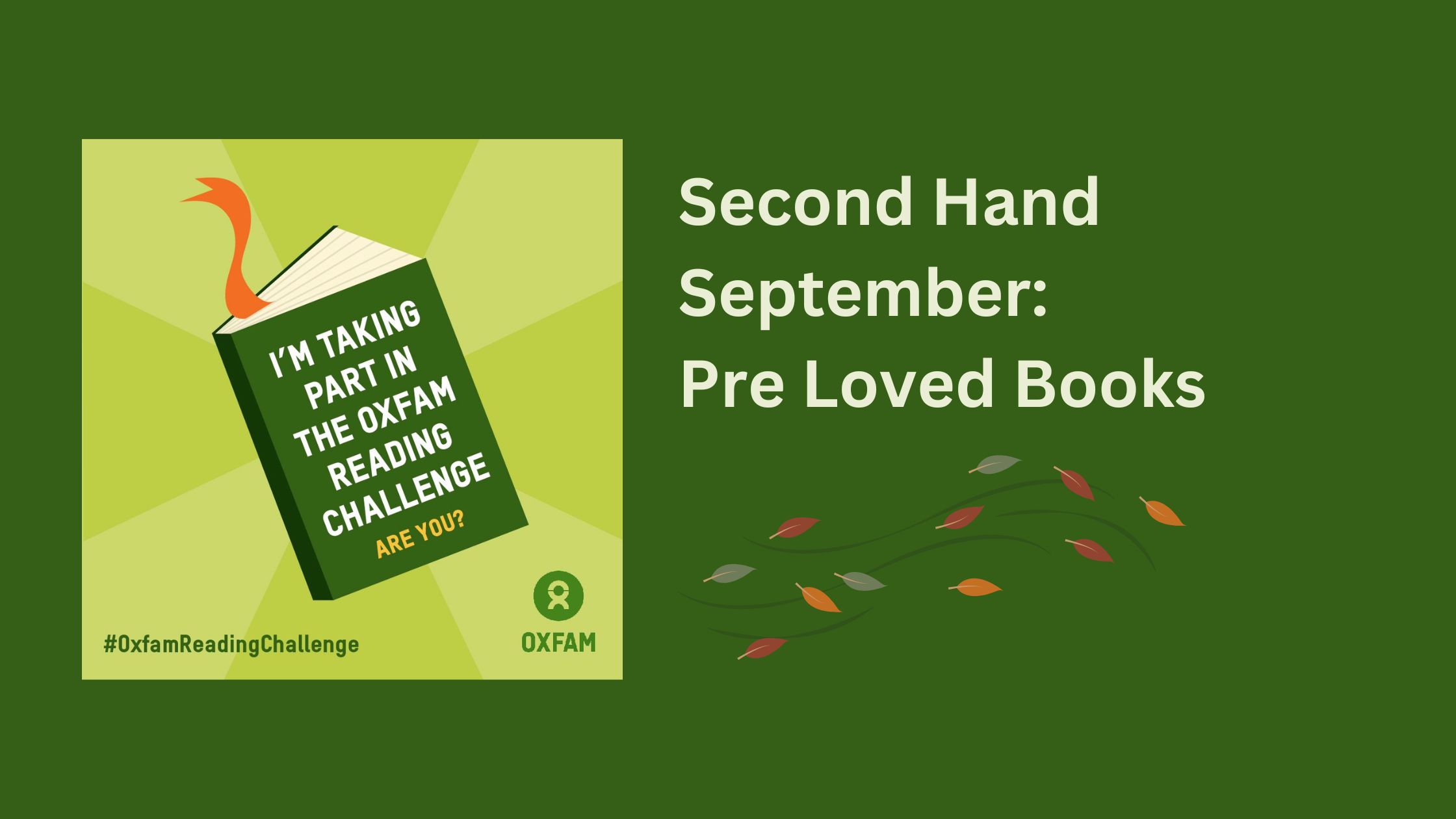 Second Hand September: Pre Loved Books - THE HOOT